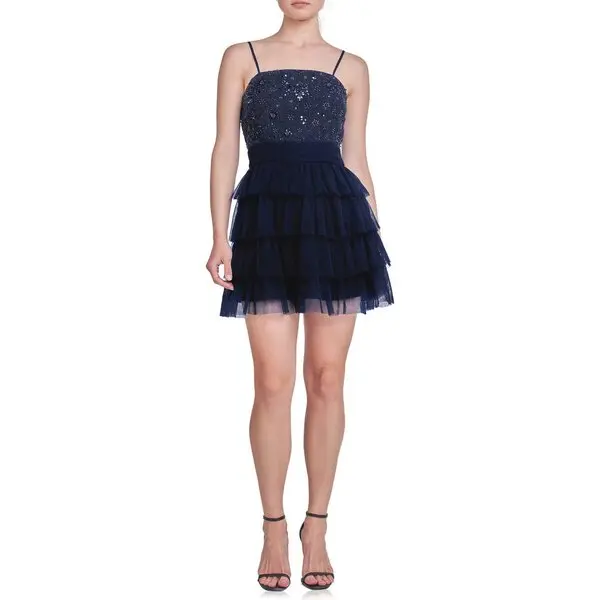 Endless Rose Floral Tiered Tulle Dress