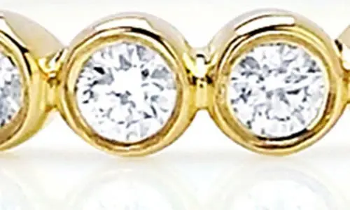Ef Collection Bezel Diamond Stackable Ring - 14k Yellow Gold