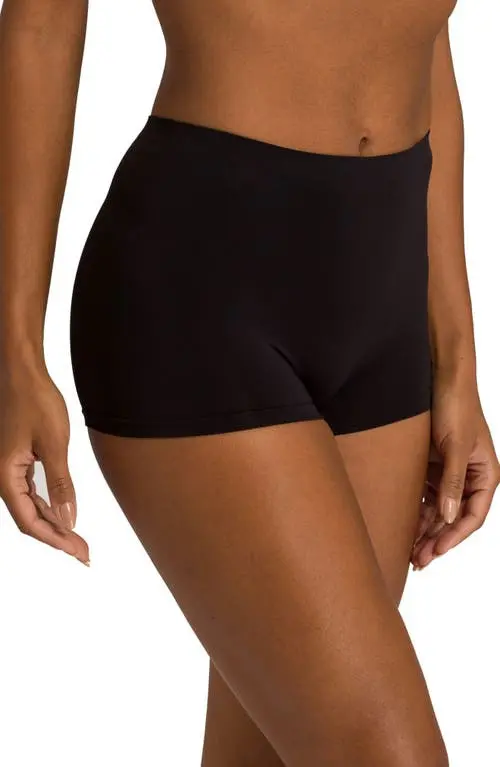 Hanro Touch Feel High Waist Boyshorts - Black
