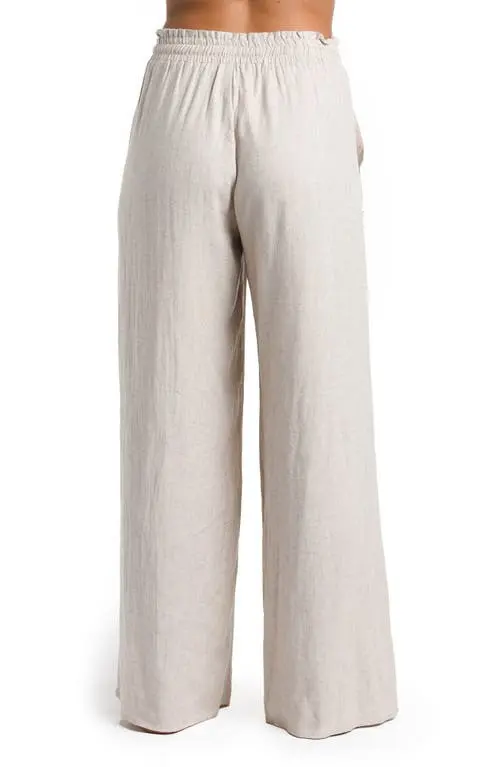 La Blanca Beach Cover-up Pants - Taupe