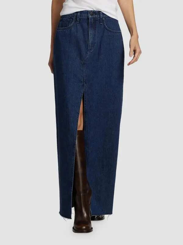 Rag & Bone Avery Denim Maxi Skirt