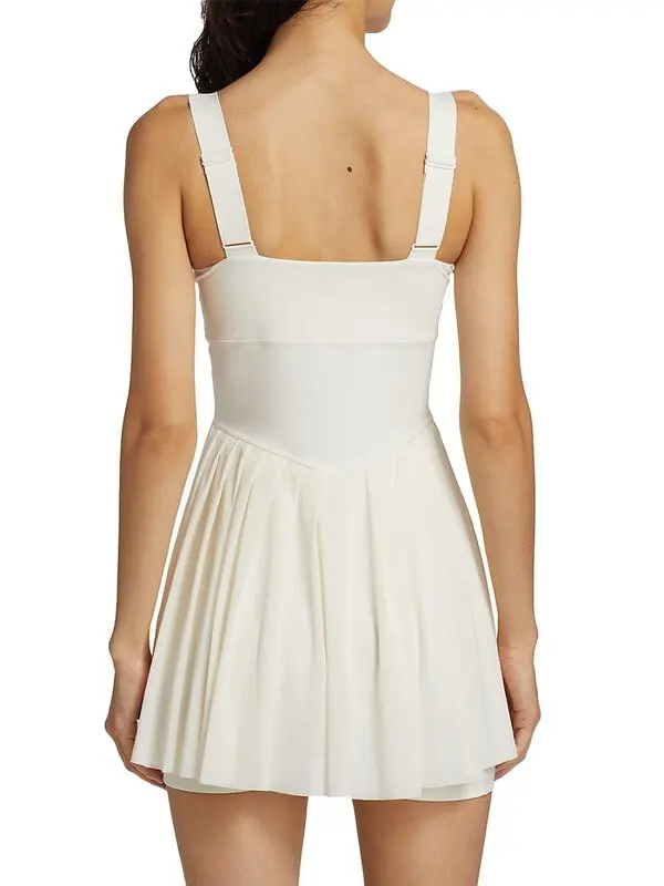 Terez Sugar Swizzle Action Tennis Dress In White - 40% Off | Editorialist