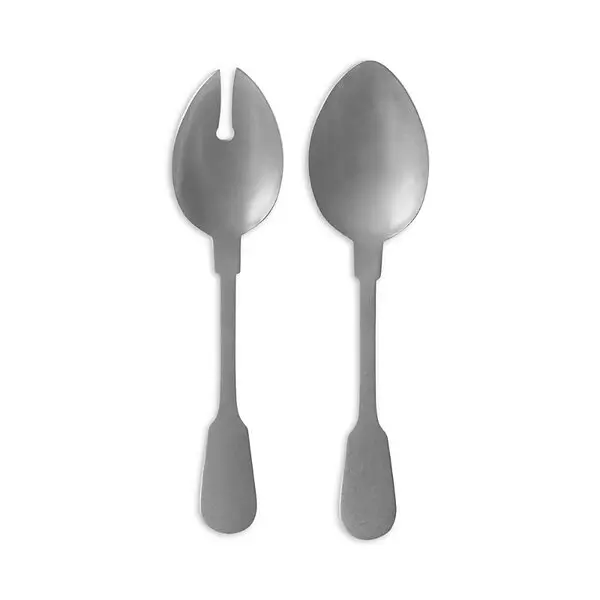 COSTA NOVA Saga Pvd Matte 2 Piece Salad Set - Stainless Steel
