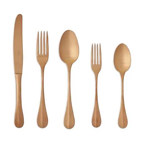 COSTA NOVA Nau Pvd Copper 5-piece Place Setting - Gold