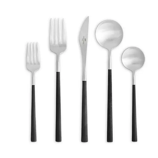 COSTA NOVA Mito Cable 5 Piece Place Setting - Black