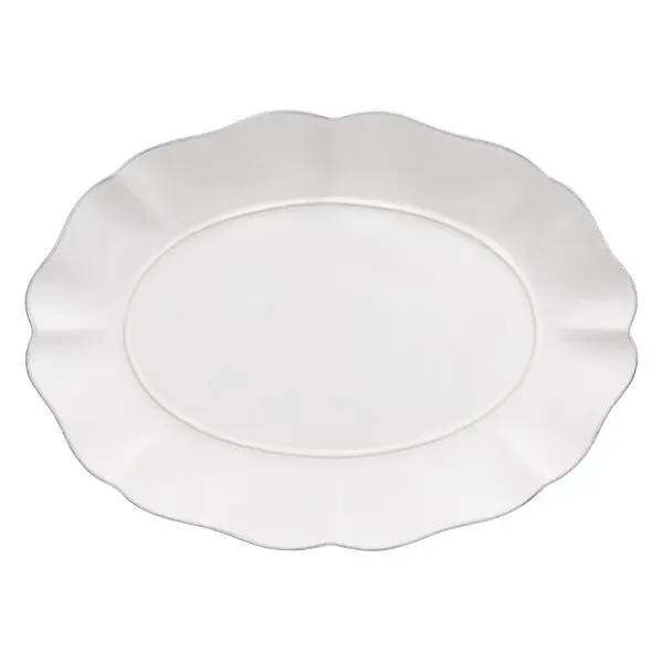 COSTA NOVA Rosa Oval Platter - White