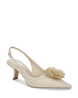 Sam Edelman Bianka Flora Pointed Toe Slingback Pumps
