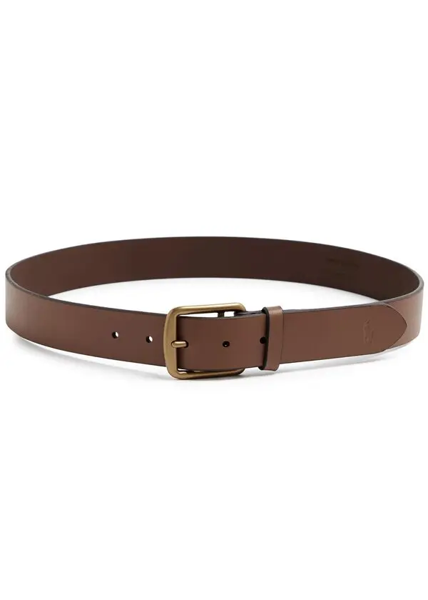 Polo Ralph Lauren Saddler Leather Belt - Tan
