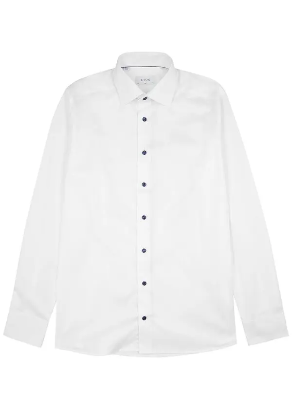 Eton Cotton-twill Shirt - White