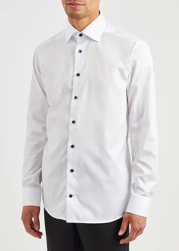 Eton Cotton-twill Shirt - White