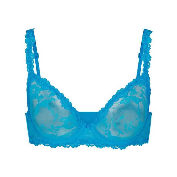 SKIMS Stretch Lace Unlined Demi Bra - Mykonos
