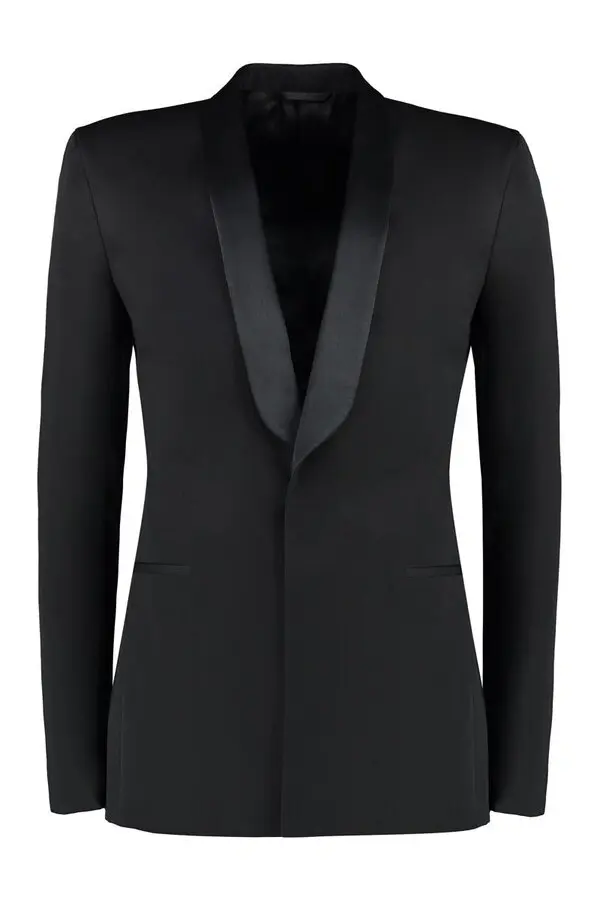 Givenchy Single-breasted One Button Jacket - Black