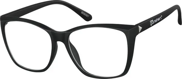 Zenni Square Glasses 2030339 - Black