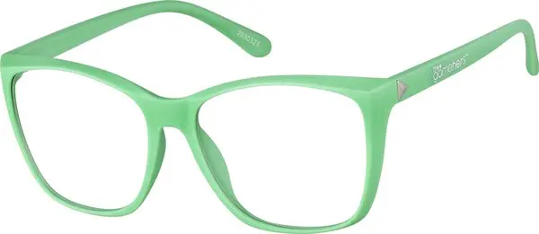 Zenni Square Glasses 2030339 - Green