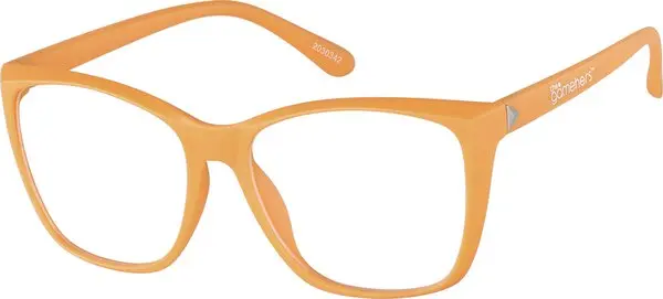 Zenni Square Glasses 2030339 - Orange