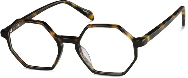 Zenni Geometric Full Rim Eyeglasses - Tortoiseshell