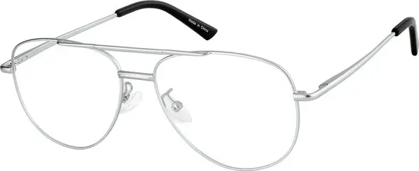 Zenni Aviator Glasses 3219724 - Silver