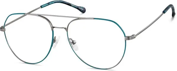 Zenni Aviator Glasses 3219724 - Turquoise