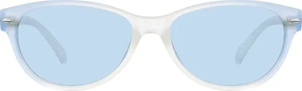 Zenni Retro Oval Full Rim Frame - Blue Frost
