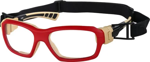 Zenni Rectangle Full Rim Frame - 49ers Scarlet And Gold