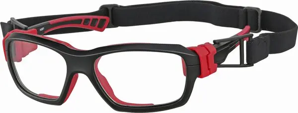 Zenni Rectangle Full Rim Frame - Bulls Black And Red