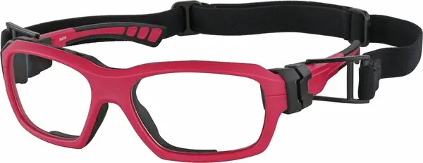 Zenni Rectangle Full Rim Frame - Bulls Red And Black