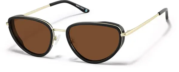Zenni Cat-eye Full Rim Frame Sunglasses - Black