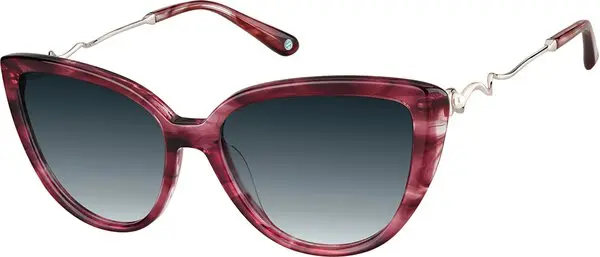 Zenni Cat-eye Full Rim Sunglasses - Magenta
