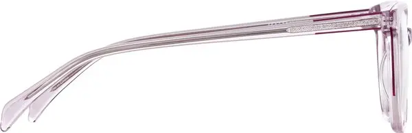 Zenni Minimalist Square Eyeglasses Full Rim Frame - Pink
