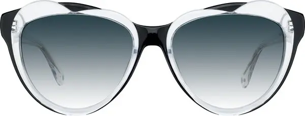 Zenni Heart Full Rim Frame Sunglasses - Clear