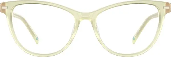 Zenni Cat-eye Glasses With Snap-on Sunlens - Lemon