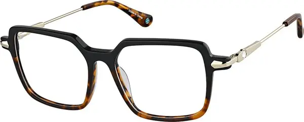 Zenni Square Full Rim Frame Glasses - Black