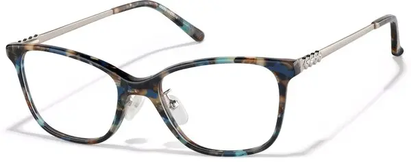 Zenni Square Full Rim Frame Glasses - Blue Tortoiseshell