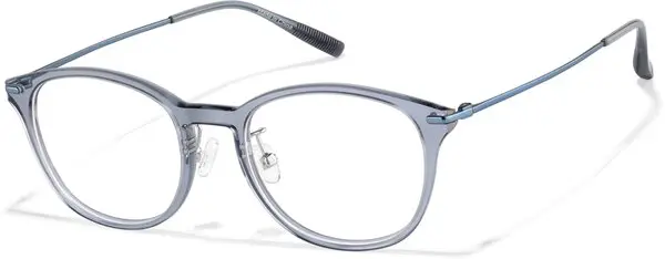 Zenni Square Full Rim Frame Glasses - Blue