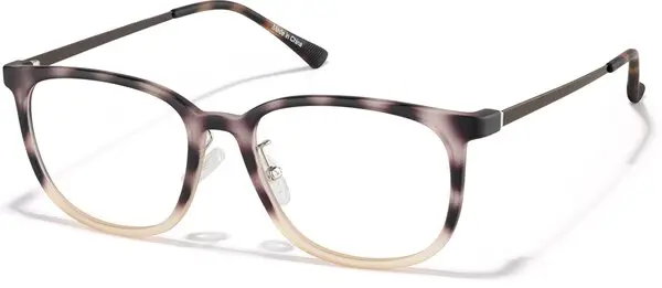 Zenni Square Eyeglasses Full Rim Frame - Coral