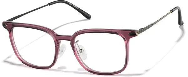 Zenni Square Eyeglasses Full Rim Frame - Purple