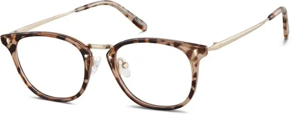 Zenni Square Full Rim Frame Eyeglasses - Tortoiseshell