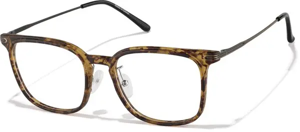 Zenni Square Full Rim Glasses - Tortoiseshell