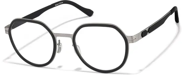 Zenni Geometric Full Rim Eyeglasses - Black