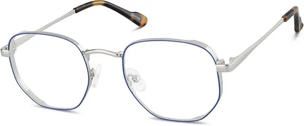 Zenni Geometric Full Rim Eyeglasses - Blue