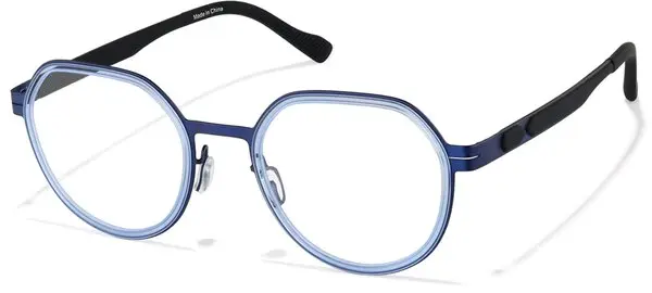Zenni Geometric Full Rim Eyeglasses - Blue