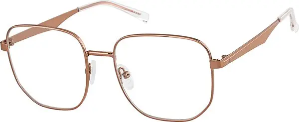 Zenni Geometric Full Rim Eyeglasses - Brown