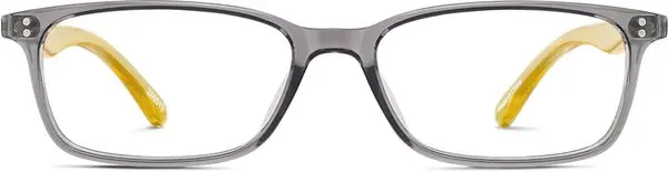 Zenni Rectangle Full Rim Eyeglasses - Grey
