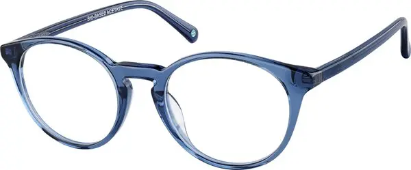 Zenni Round Frame Eyeglasses - Blue