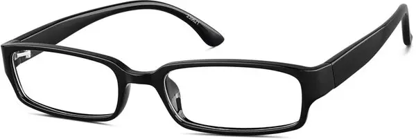 Zenni Classic Rectangle Eyeglasses Full Rim Frame - Black