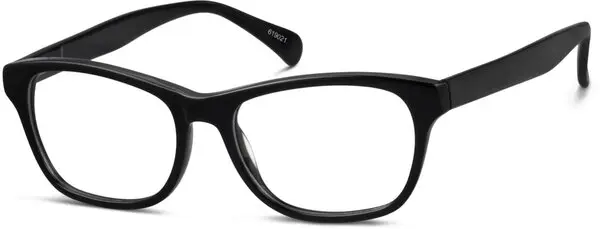 Zenni Classic Rectangle Full Rim Eyeglasses - Black