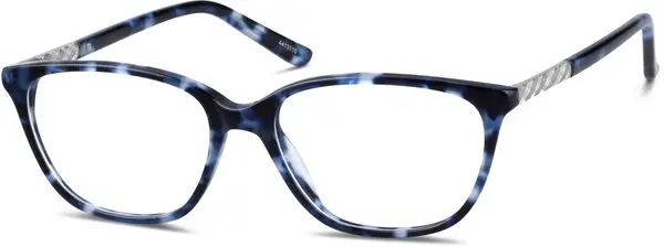 Zenni Classic Rectangle Eyeglasses - Blue