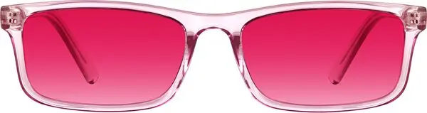 Zenni Classic Rectangle Full Rim Eyeglasses - Pink