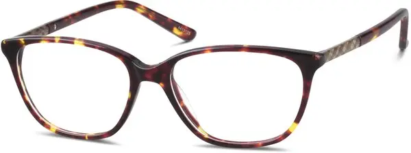 Zenni Classic Rectangle Full Rim Eyeglasses - Tortoiseshell