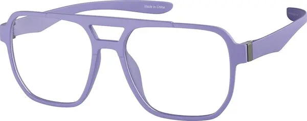 Zenni Aviator Eyeglasses Full Rim Frame - Lavender